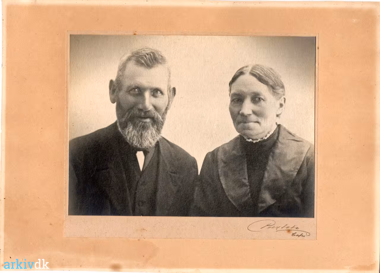 arkiv.dk | Villads Kristian Jensen f. 1854 d. 1942.søn af Jens Vidstrup i Sdr. Bindslev. og ...