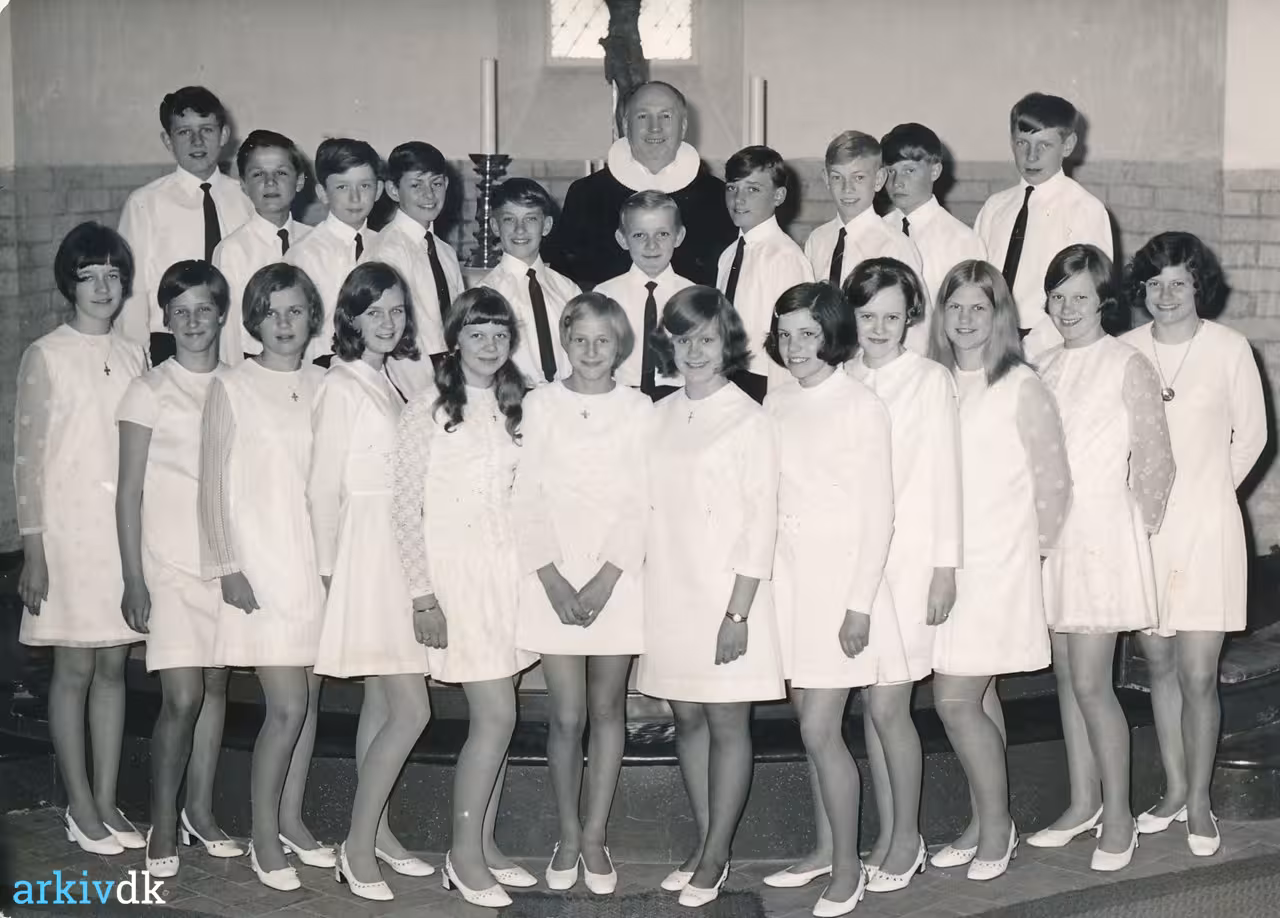 arkiv.dk | Konfirmationsbillede 1969