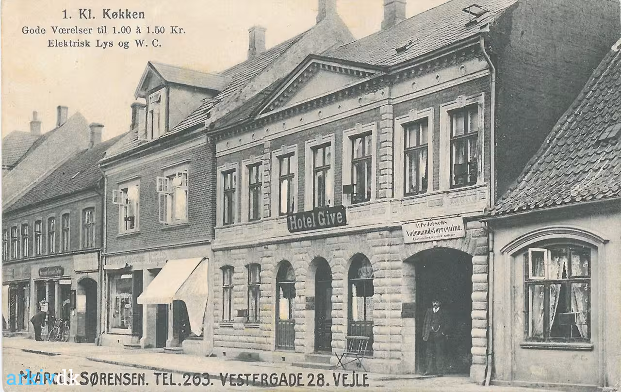 arkiv.dk | Hotel Give, Vestergade 28, Vejle