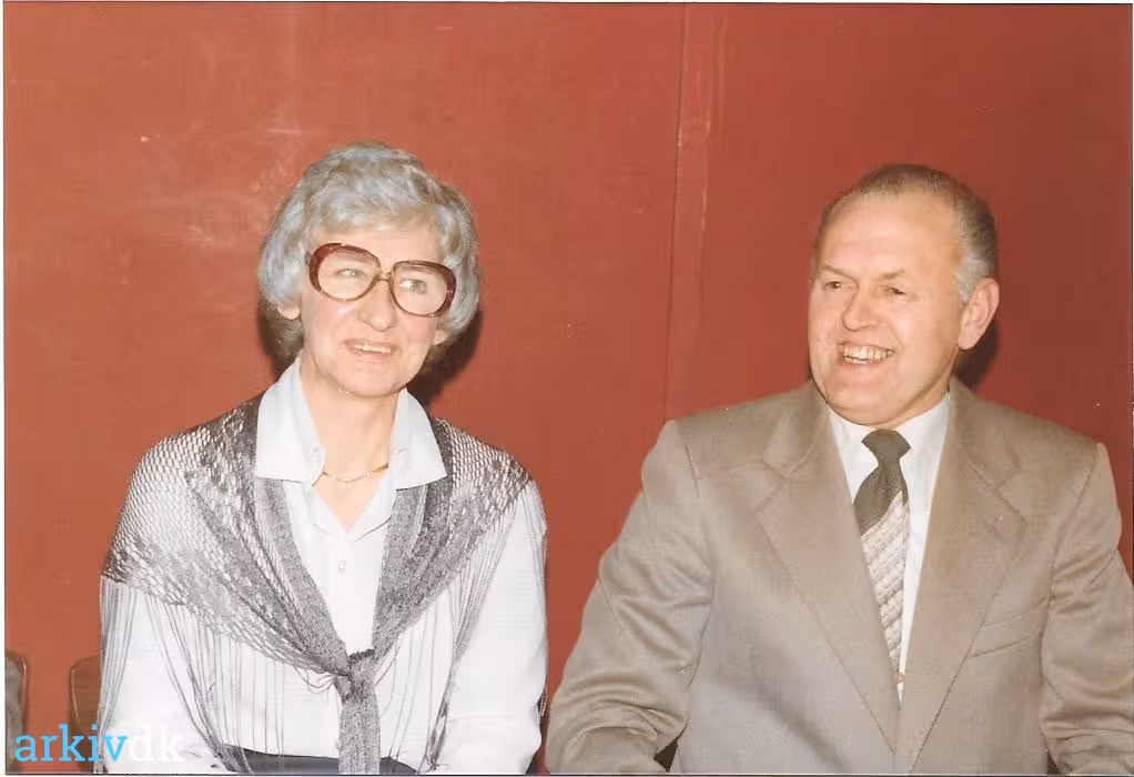 arkiv.dk | Karen og Erik Jeppesen, fødselsdag i 1981