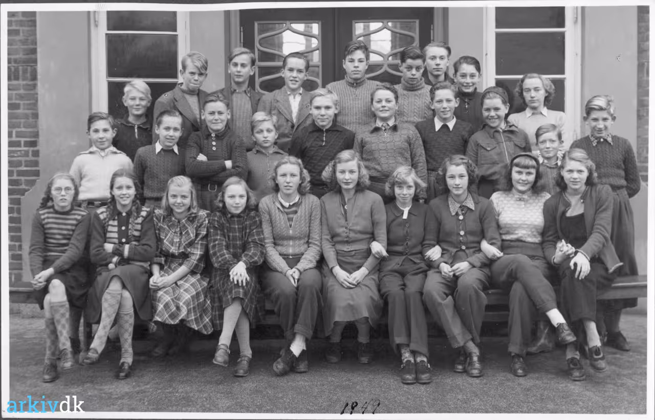 arkiv.dk | Viby Skole, 3. mellem 1950