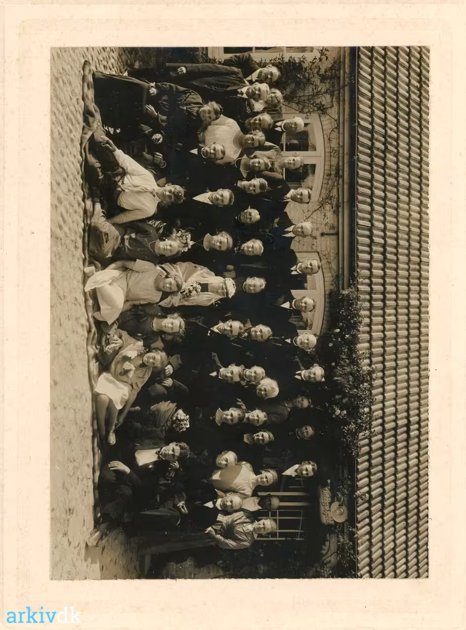 arkiv.dk | Christine Clausen og Jørgen Andersens bryllup