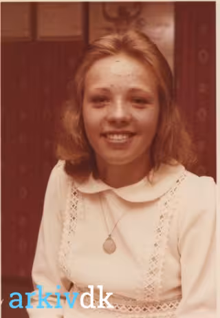 arkiv.dk | Konfirmand Dorthe Pedersen, Mou