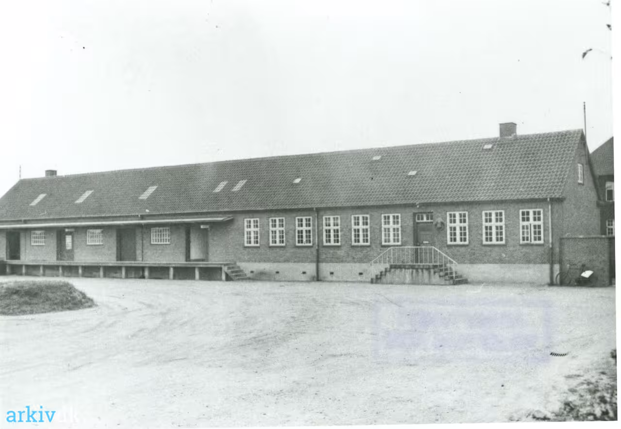 arkiv.dk | Padborg Station. Godsterminal og Toldkammer.