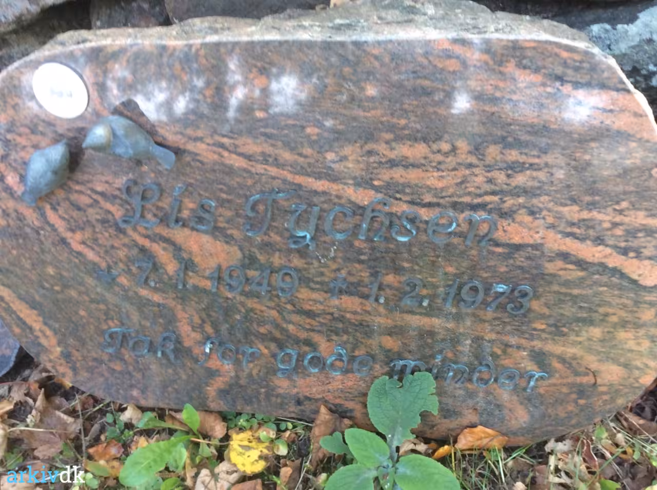 arkiv.dk | Tychsen, Lis ( 1949-1973) Omkom i trafikulykke på Sjælland.