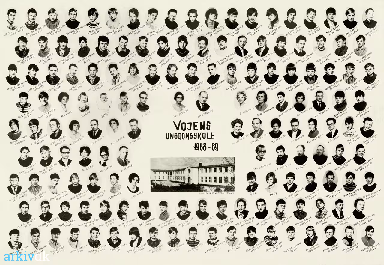 arkiv.dk | Vojens Ungdomsskole, elevbillede