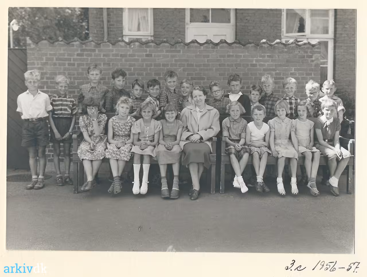 arkiv.dk | Kirketorvet skole - 3 c - 1956-1957