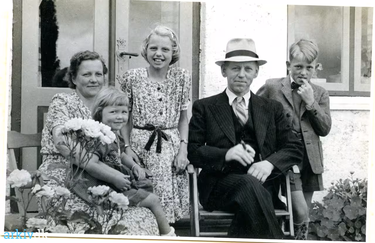 arkiv.dk | Familien Knudsen, Tingskovhedevej
