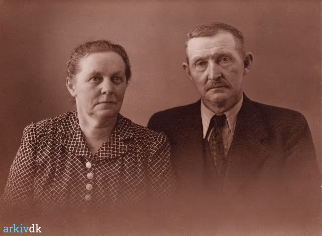arkiv.dk | Amalie og Peder Pedersen Pejstrupgård
