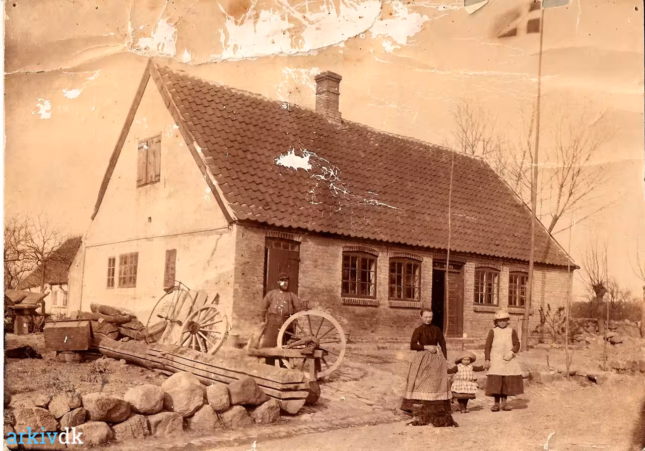 arkiv.dk | Hjulmager/karetmager Jens Søren Lanther, Onsbjerg