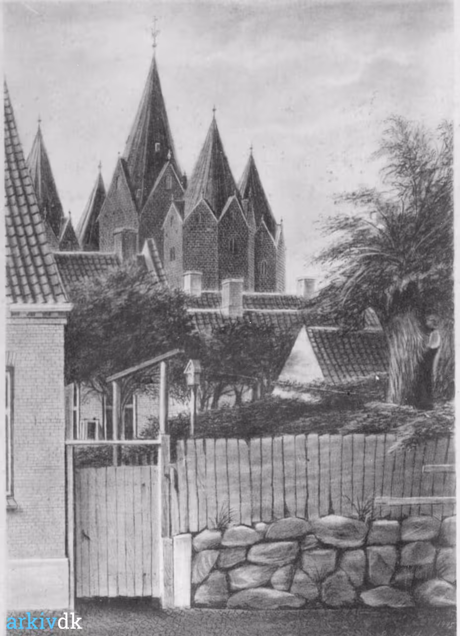 arkiv.dk | Radering af Vor Frue Kirke