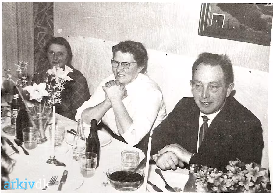 arkiv.dk | Fra h. Gunnar Jensen og Rosa