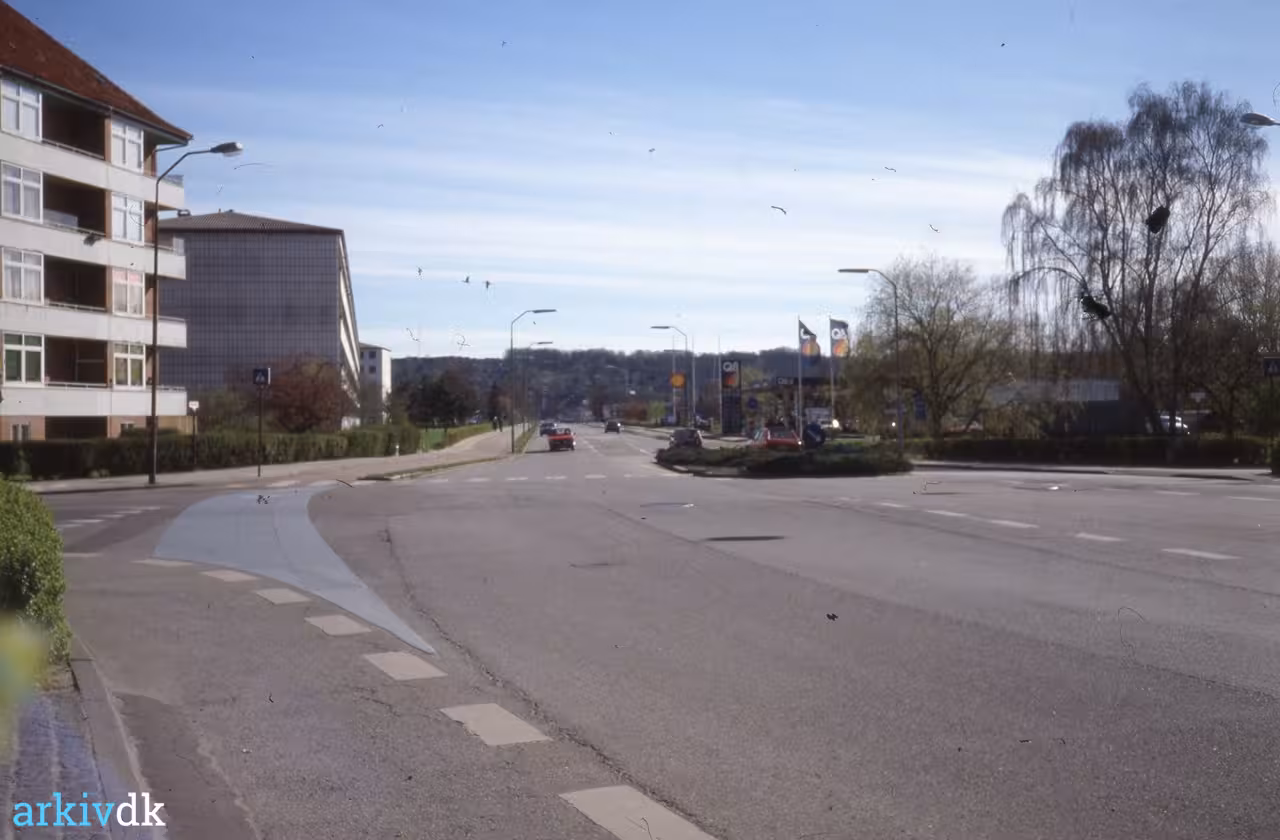 arkiv.dk | Boulevarden ved Svendsgade, Vejle, 1985-90
