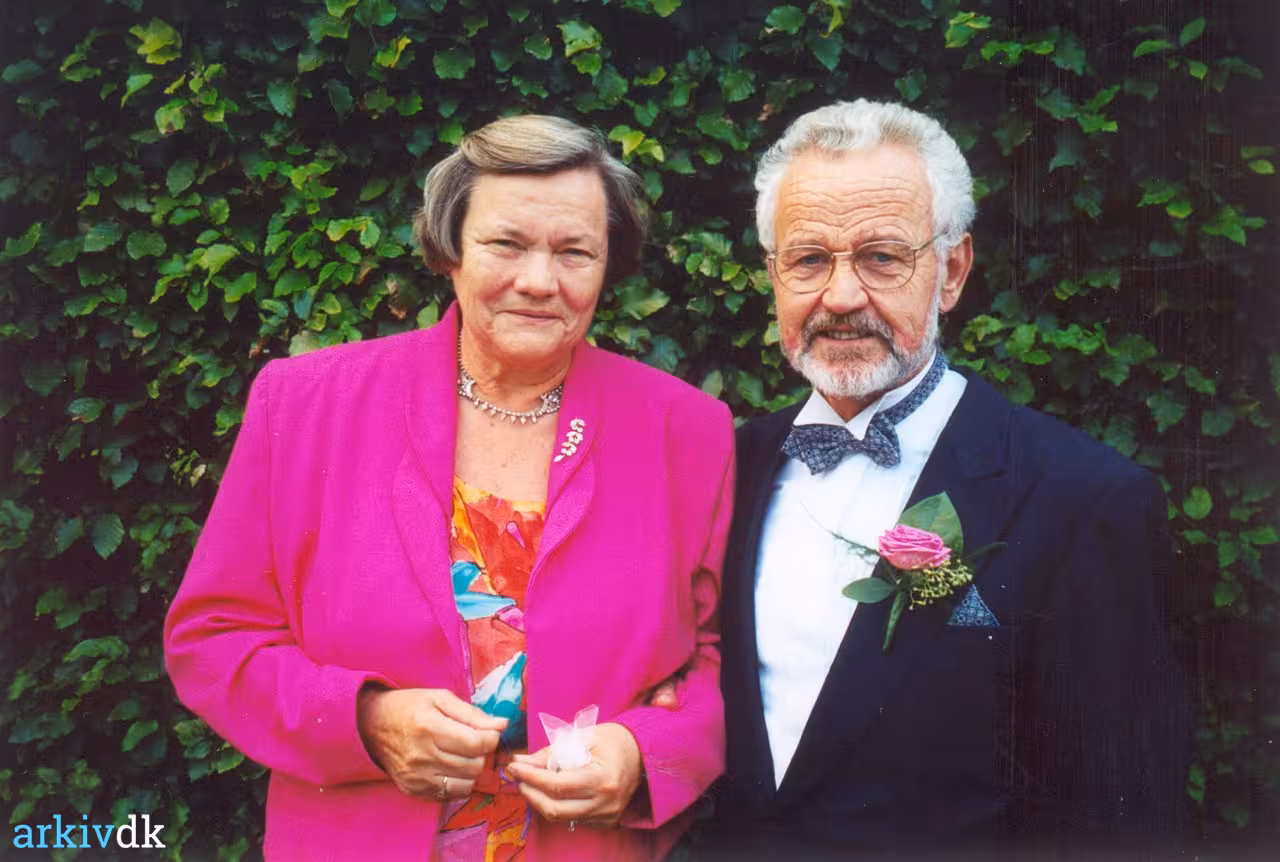 arkiv.dk | Bente og Jørgen Axel Pontoppidan, Ormslev. Ca. 2000.