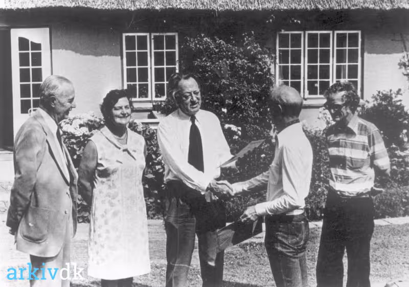 arkiv.dk | Christian Bek med frue og Kurt Thorup