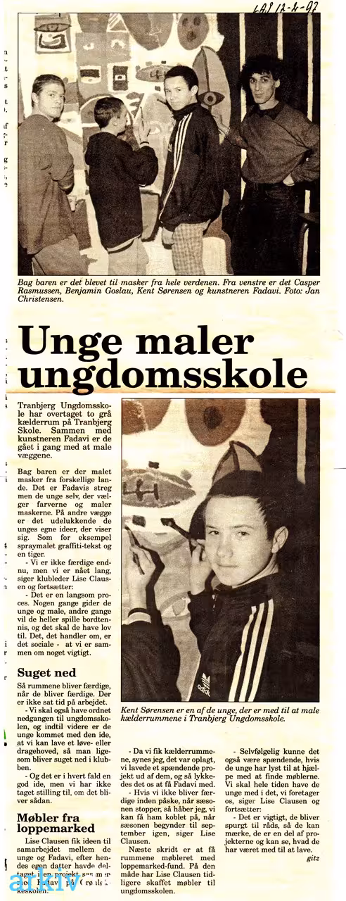 arkiv.dk | Unge maler ungdomsskole. 1997.