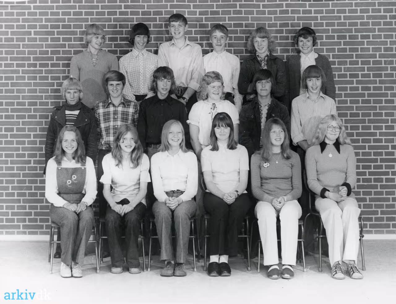 arkiv.dk | Vridsted Skole elever 8 C 1971/72.