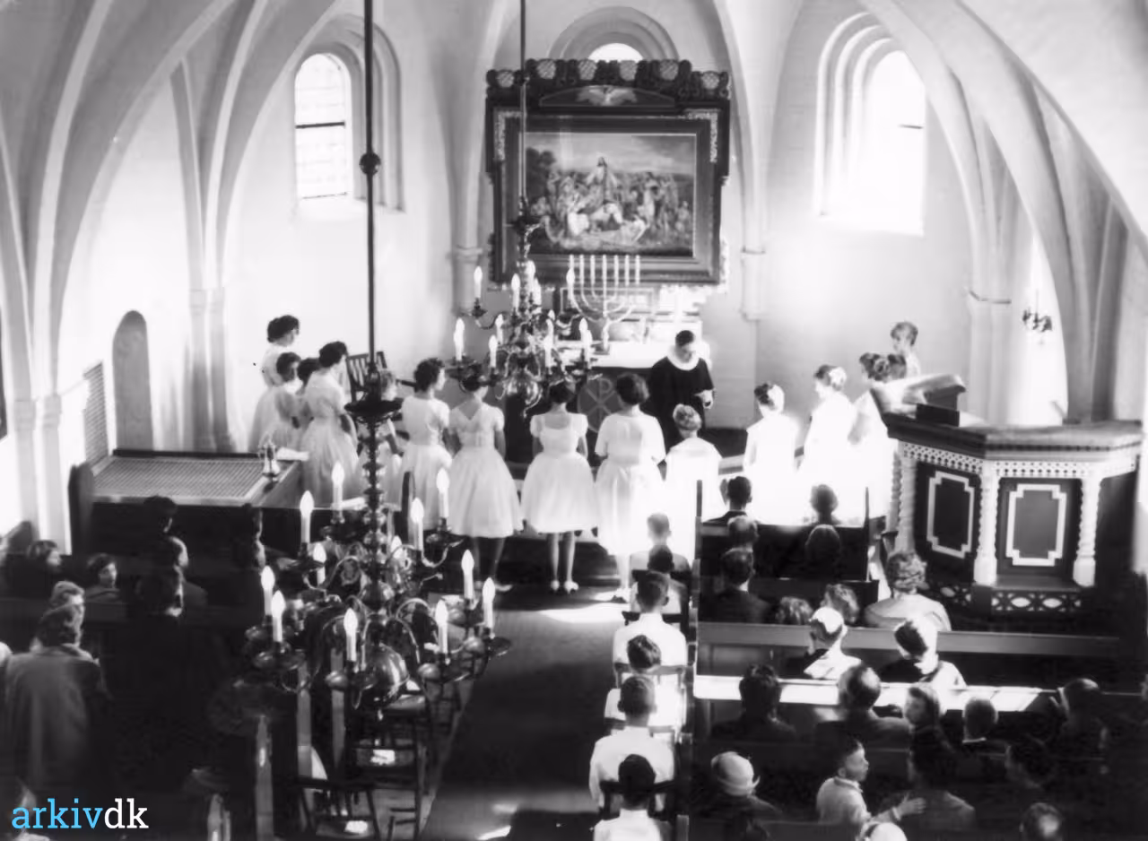 arkiv.dk | Konfirmation i Godthåb Kirke