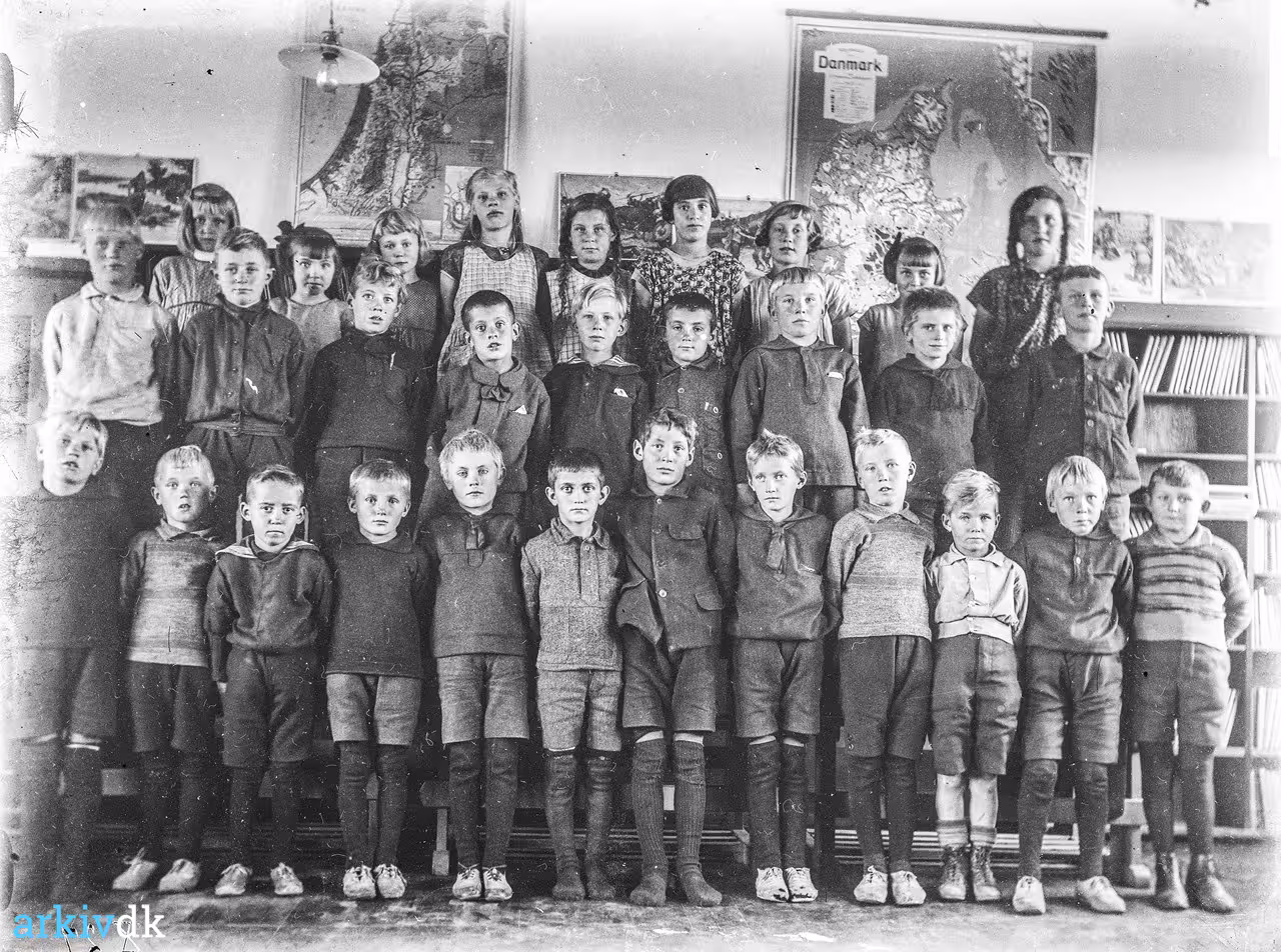 arkiv.dk | Klassebillede fra Ulsted Nordre skole.
