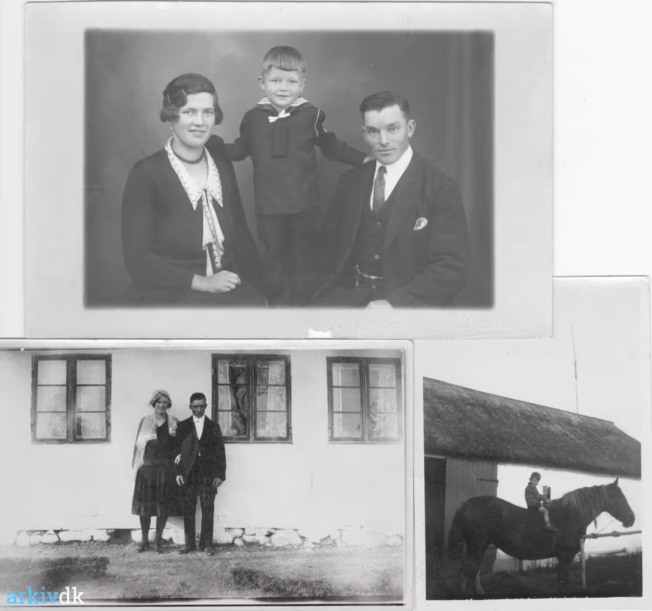 arkiv.dk | Familien Sigfred Jørgensen, Hestehavej 5, Gloslunde Strandvej, 4983 Dannemare