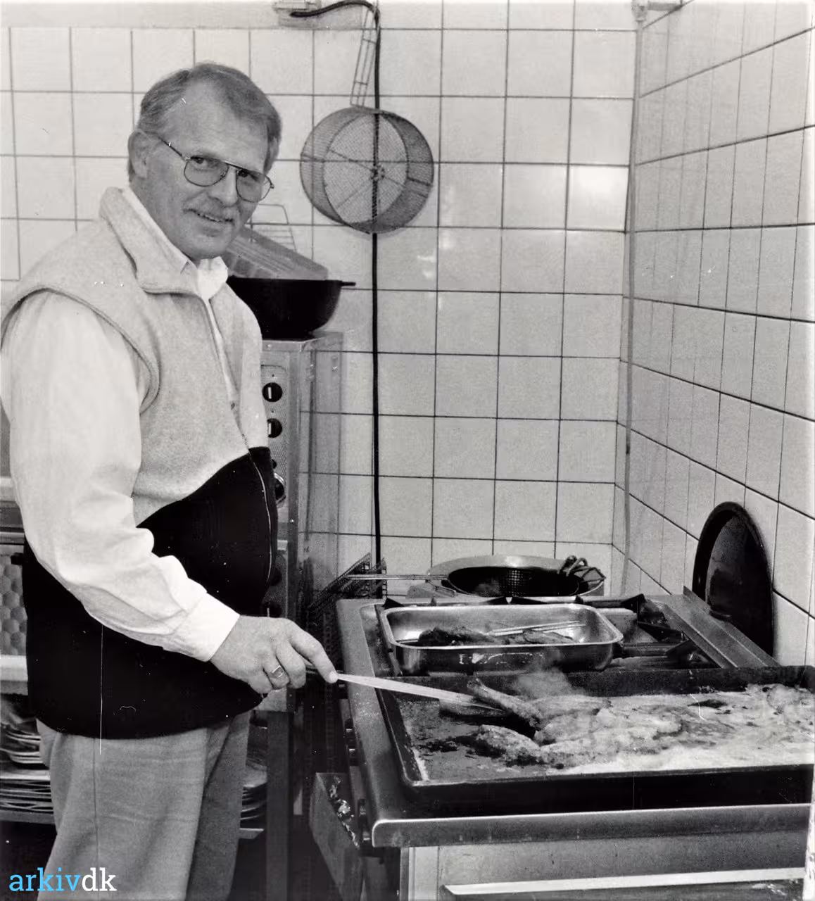 arkiv.dk | Erik Esmarch, Østergade, Maribo - 50 år